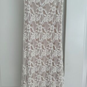 Nightcap | Dresses | Nightcap Clothing White Lace Maxi Dress | Poshmark